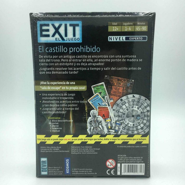 EXIT EL JUEGO - EL CASTILLO PROHIBIDO - Cuy Games