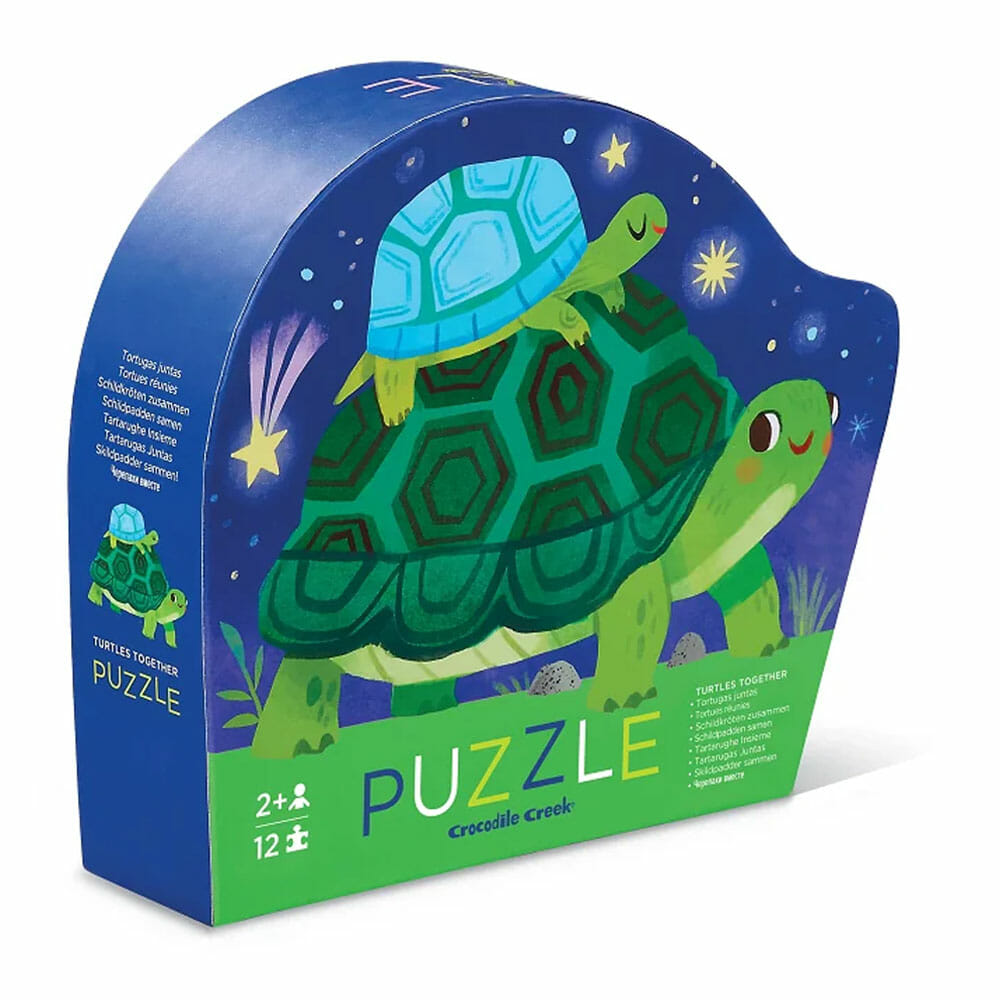 12 PIEZAS MINI PUZZLE TURTLES TOGETHER - Cuy Games